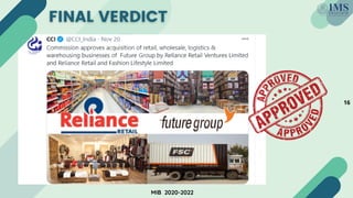 Reliance- Future group analysis | PDF