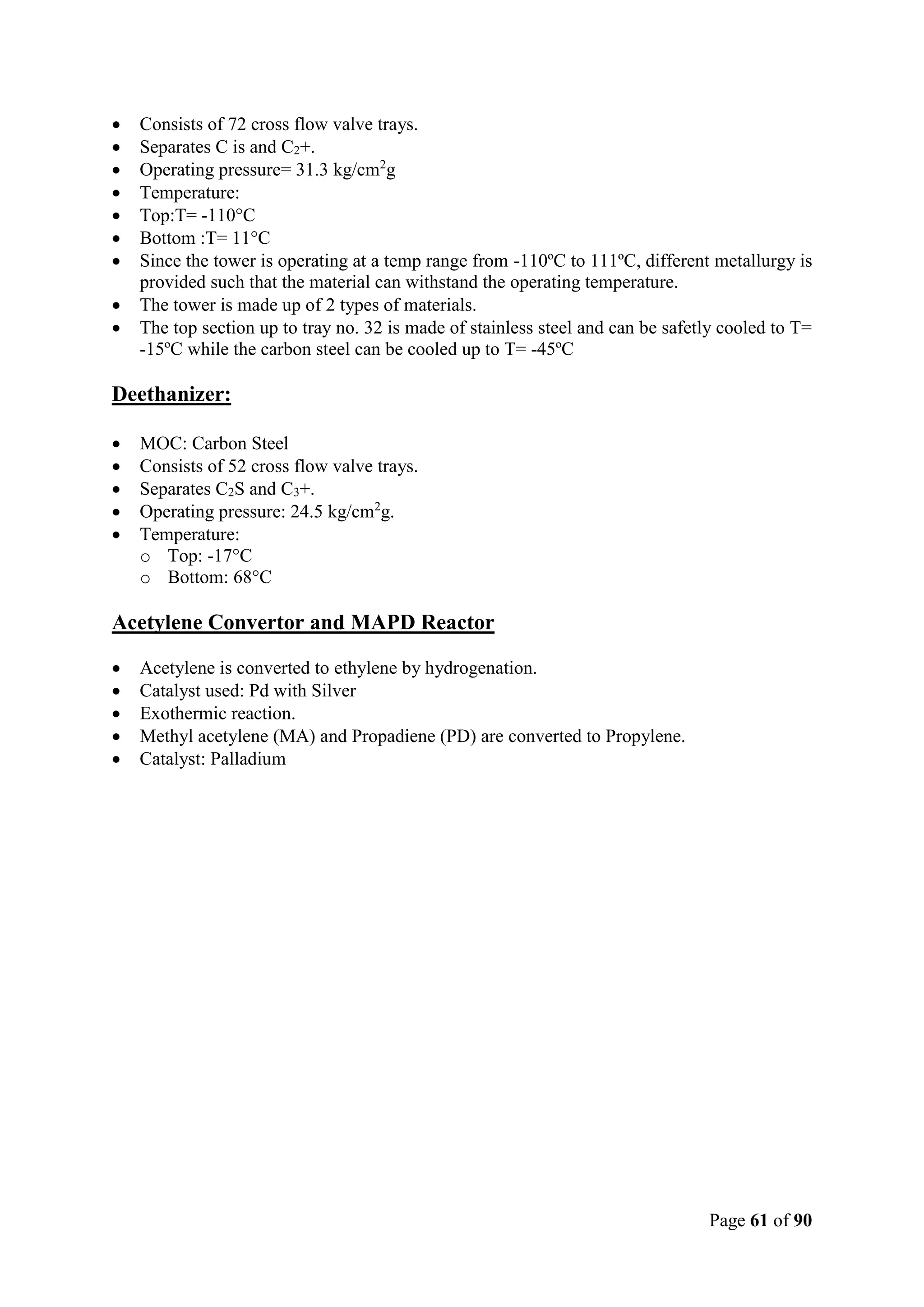 Naphtha Cracker Plant | PDF