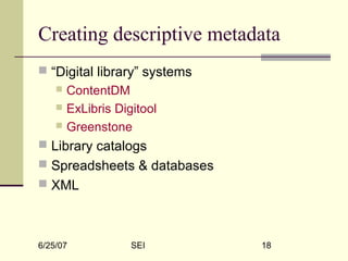 Introduction to Metadata | PPT