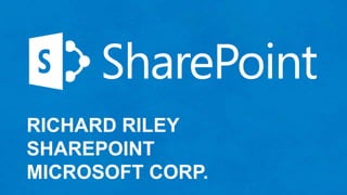 Microsoft Keynote by Richard Riley - SPTechCon | PPTX | Computer ...