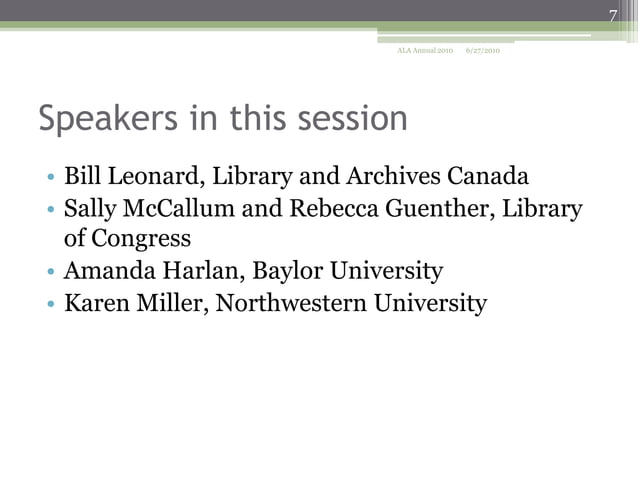 Introduction to session Introduction to session