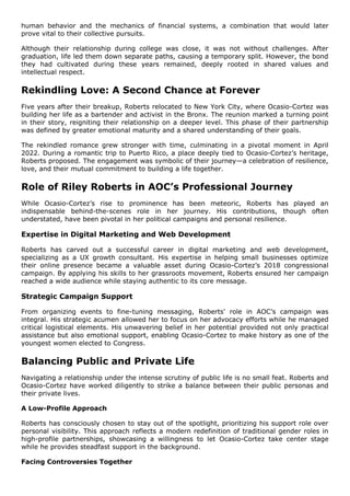 Riley Roberts and Alexandria Ocasio-Cortez_ A Journey of Love and ...