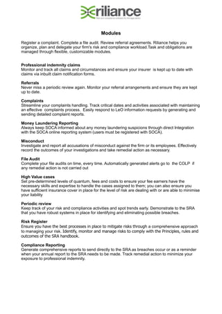 Riliance Infomation | PDF