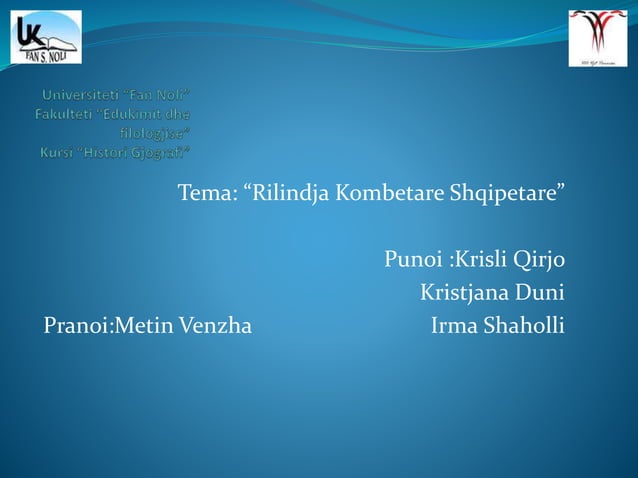 Rilindja kombetare shqiptare (1831 1912) | PPTX