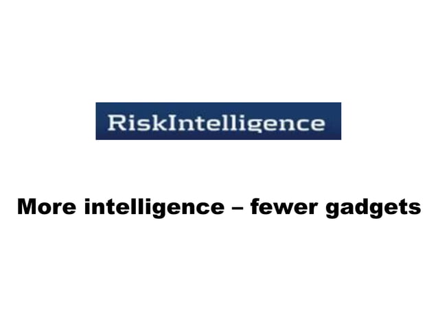 MaRisk by Risk Intelligence | PDF