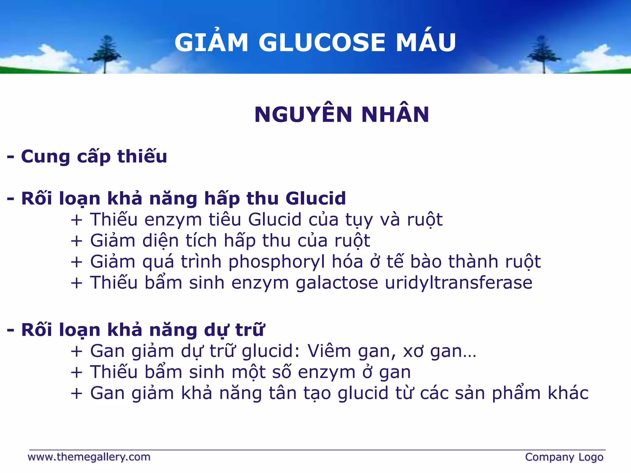 RỐI LOẠN CHUYỂN HOA GLUCID.ppt