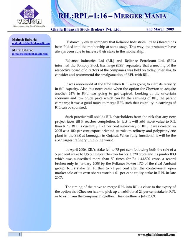 Ril rpl | PDF