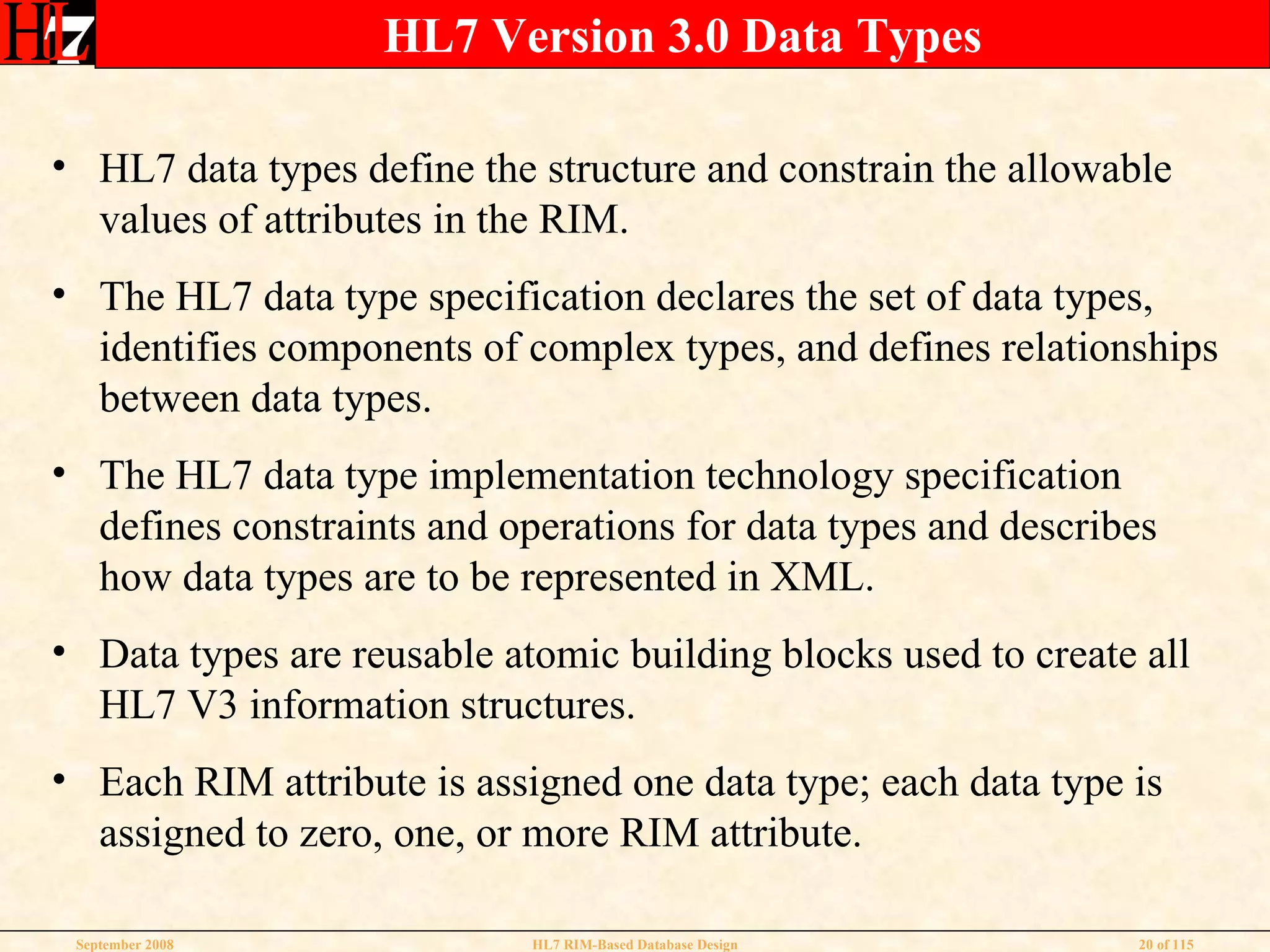 Rim Based Relational Database Design Tutorial September 2008 | PPT
