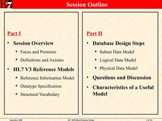Rim Based Relational Database Design Tutorial September 2008 | PPT