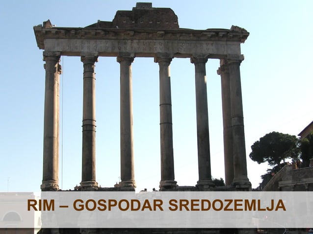 Rim gospodar sredozemlja (1) | PPT