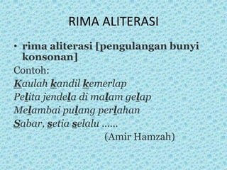 Rima dalam puisi | PPTX