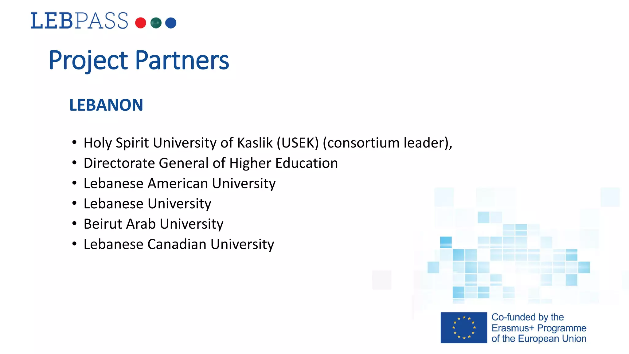 The Lebanese Diploma Supplement - LEBPASS Project: An Introduction | PPT