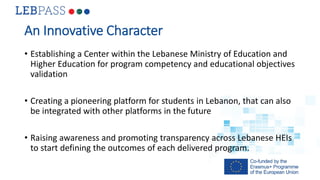 The Lebanese Diploma Supplement - LEBPASS Project: An Introduction | PPT