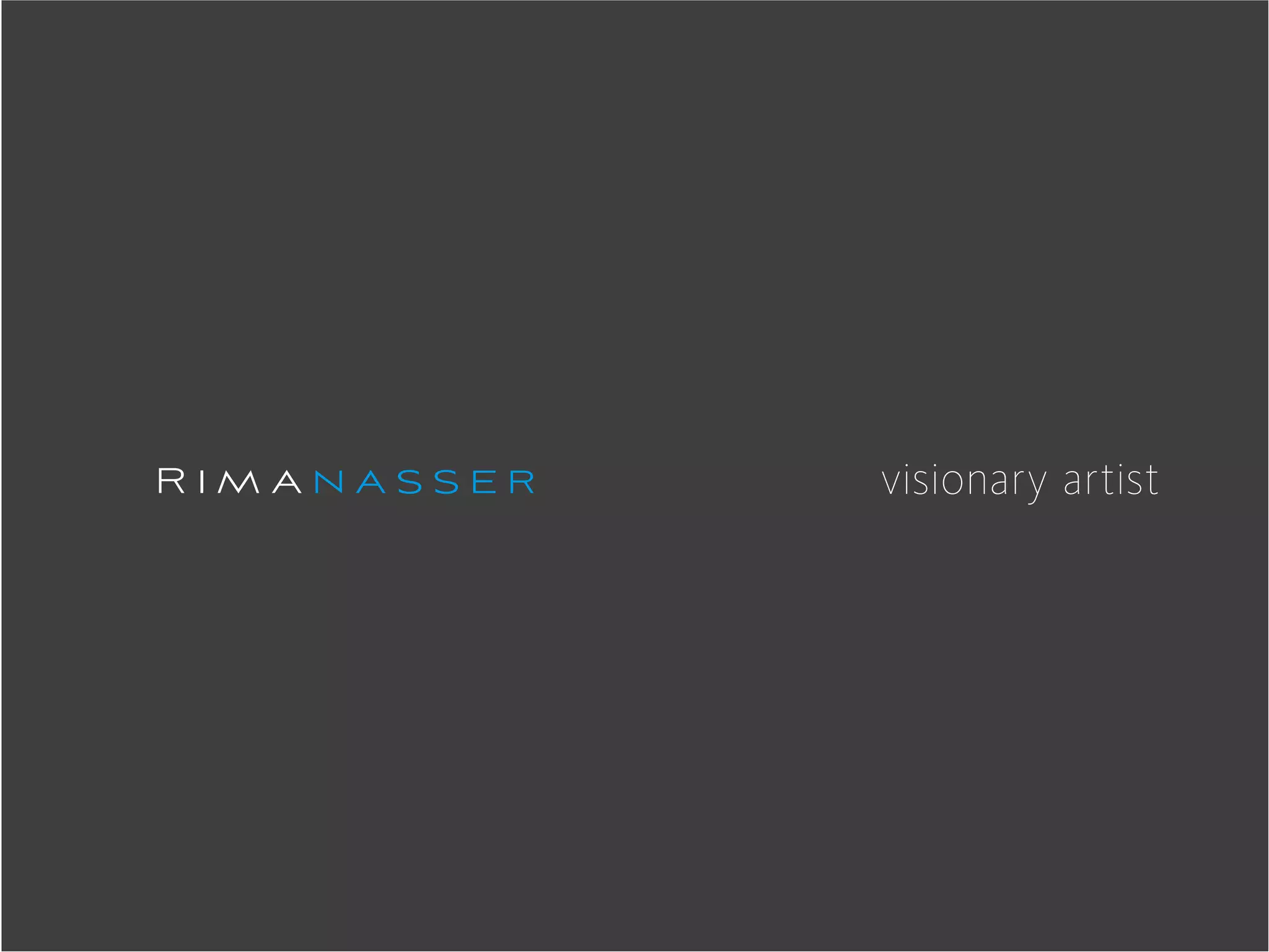 Rima Nasser Fine Arts Portfolio | PPT