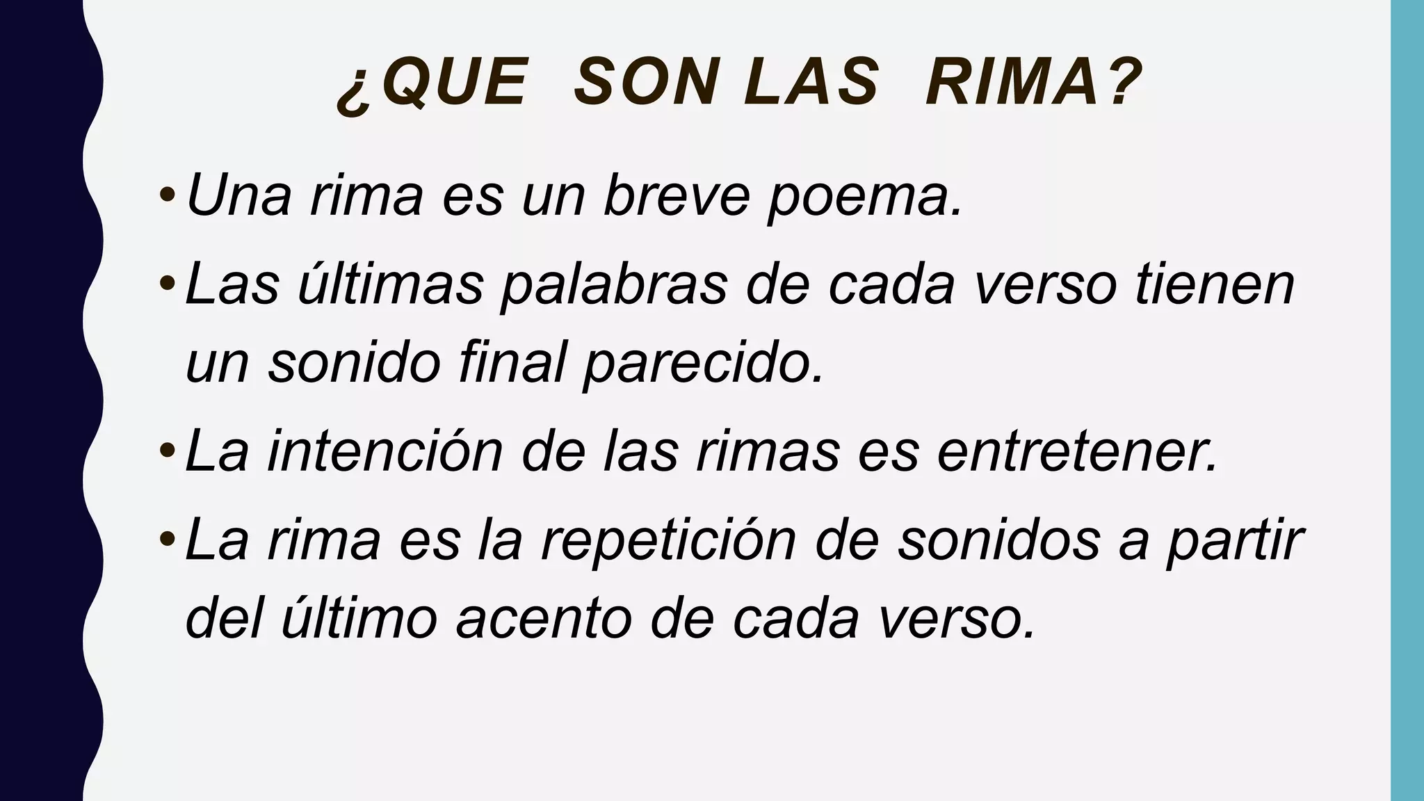 ¿Como escribir Rimas? | PPT