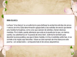 Rimas y figuras literarias 8 | PPTX