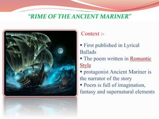 Rime of the Ancient Mariner | PPTX