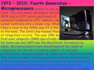 Generations Of Computers | PPT