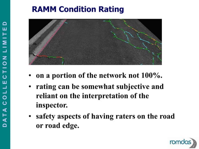 ROMDAS Elite Survey Vehicle with Laser Crack Measurement System | PPTX