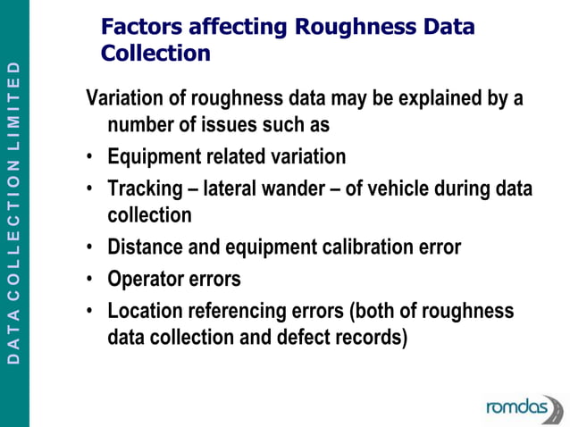 ROMDAS Elite Survey Vehicle with Laser Crack Measurement System | PPTX