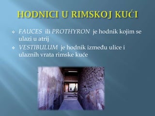 Rimska kuća(Domus) | PPTX