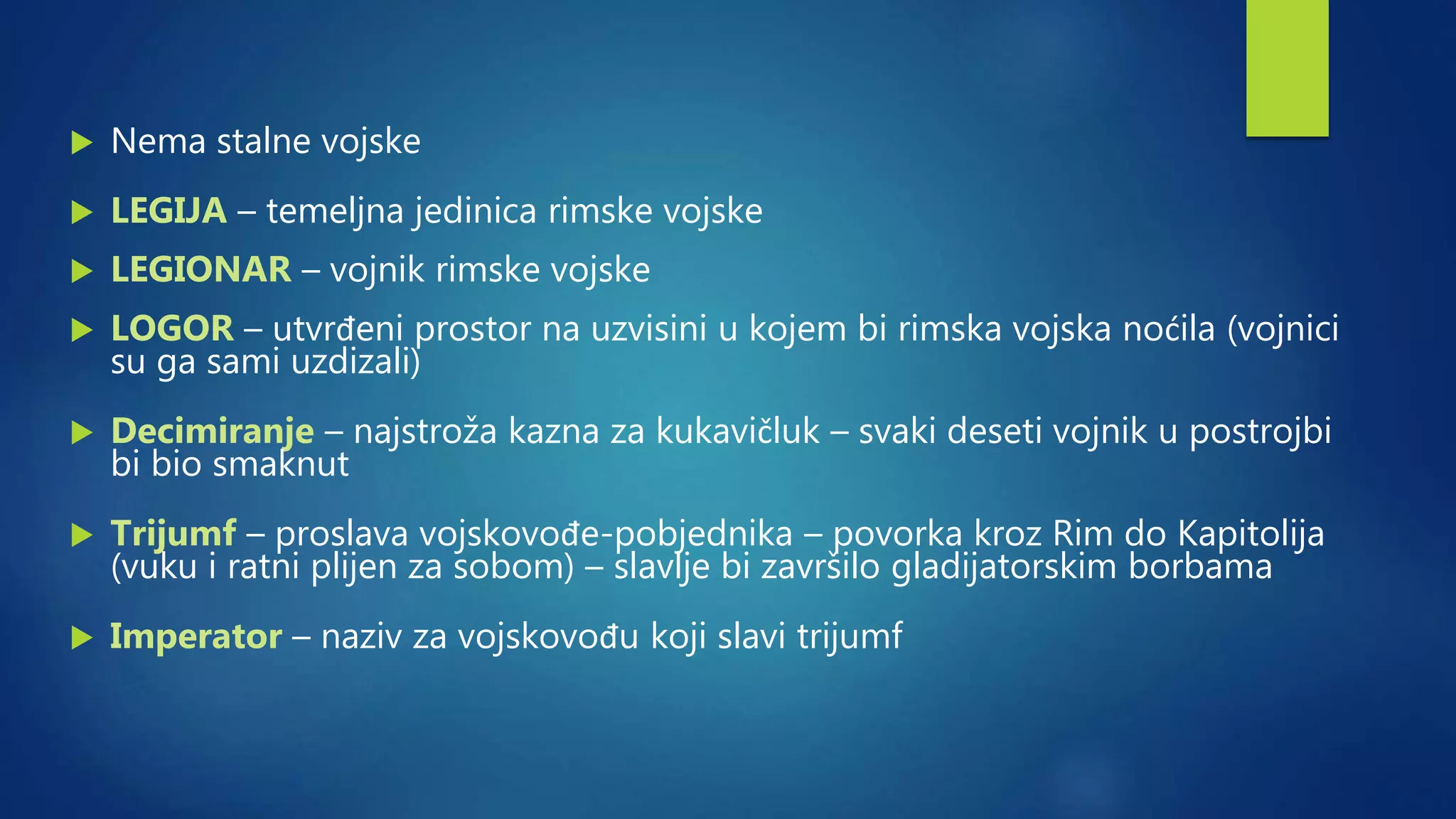 Rimska republika-početak osvajanja 2.0 | PPTX