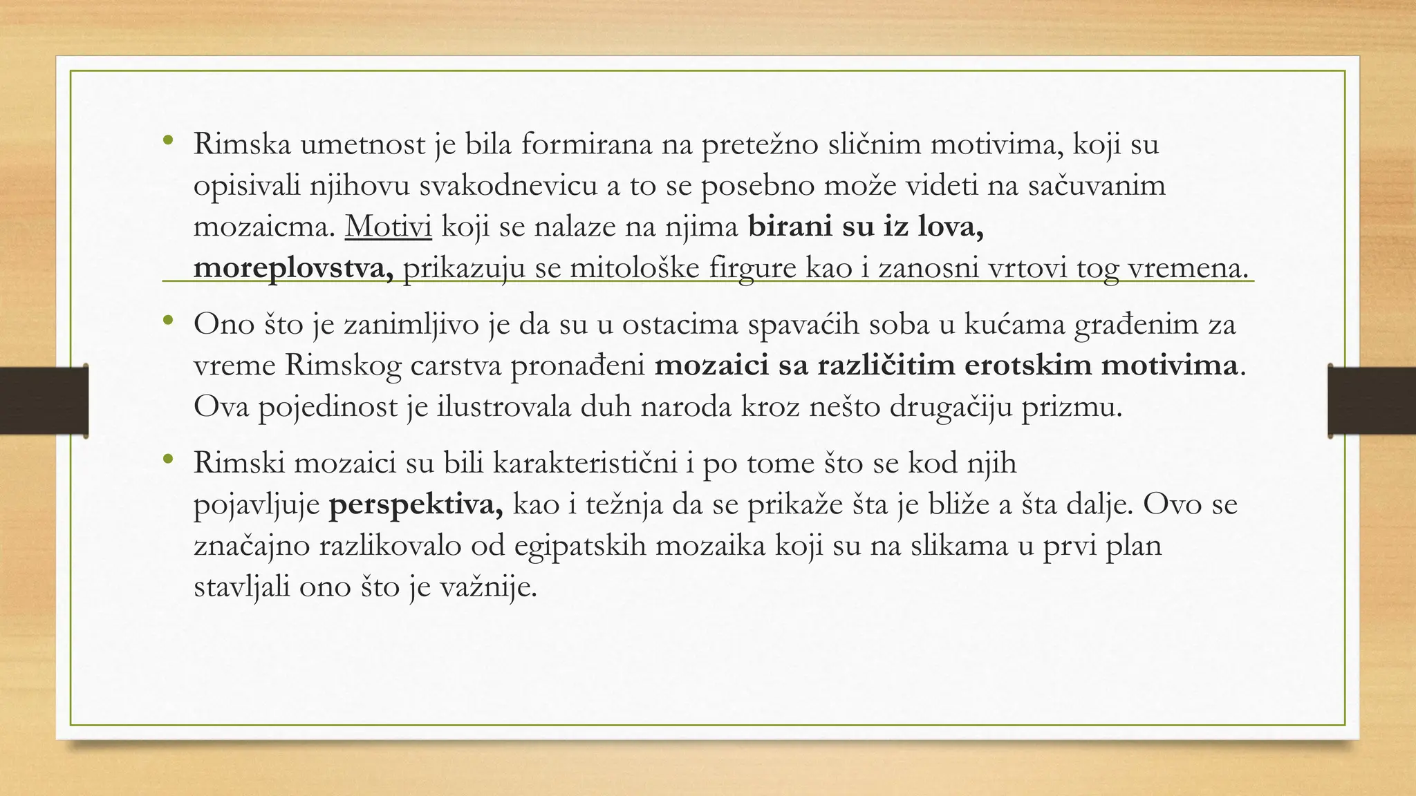 Rimska umetnost – antičko slikarstvo, mozaik i.pptx