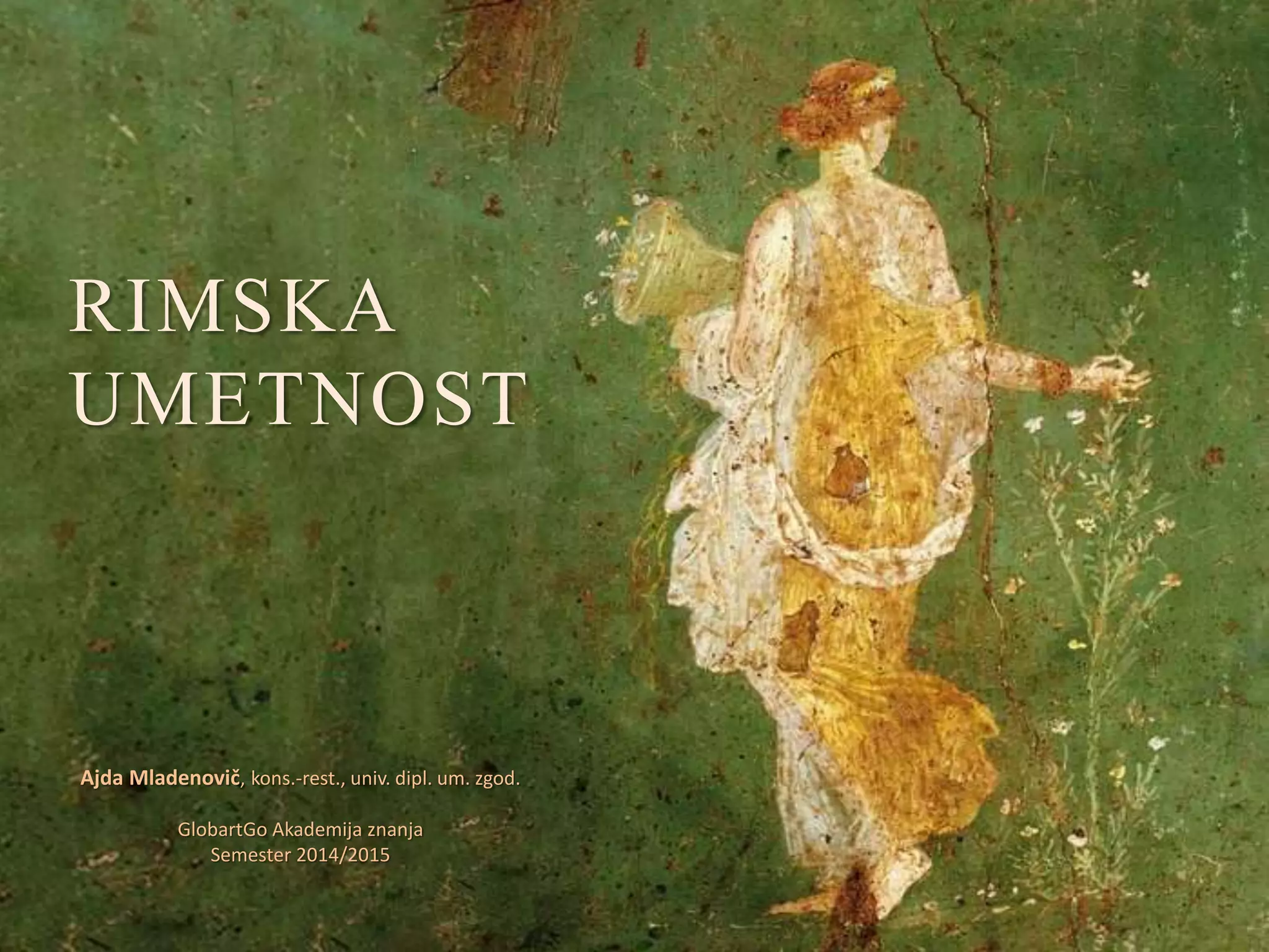Rimska umetnost I - arhitektura | PPTX