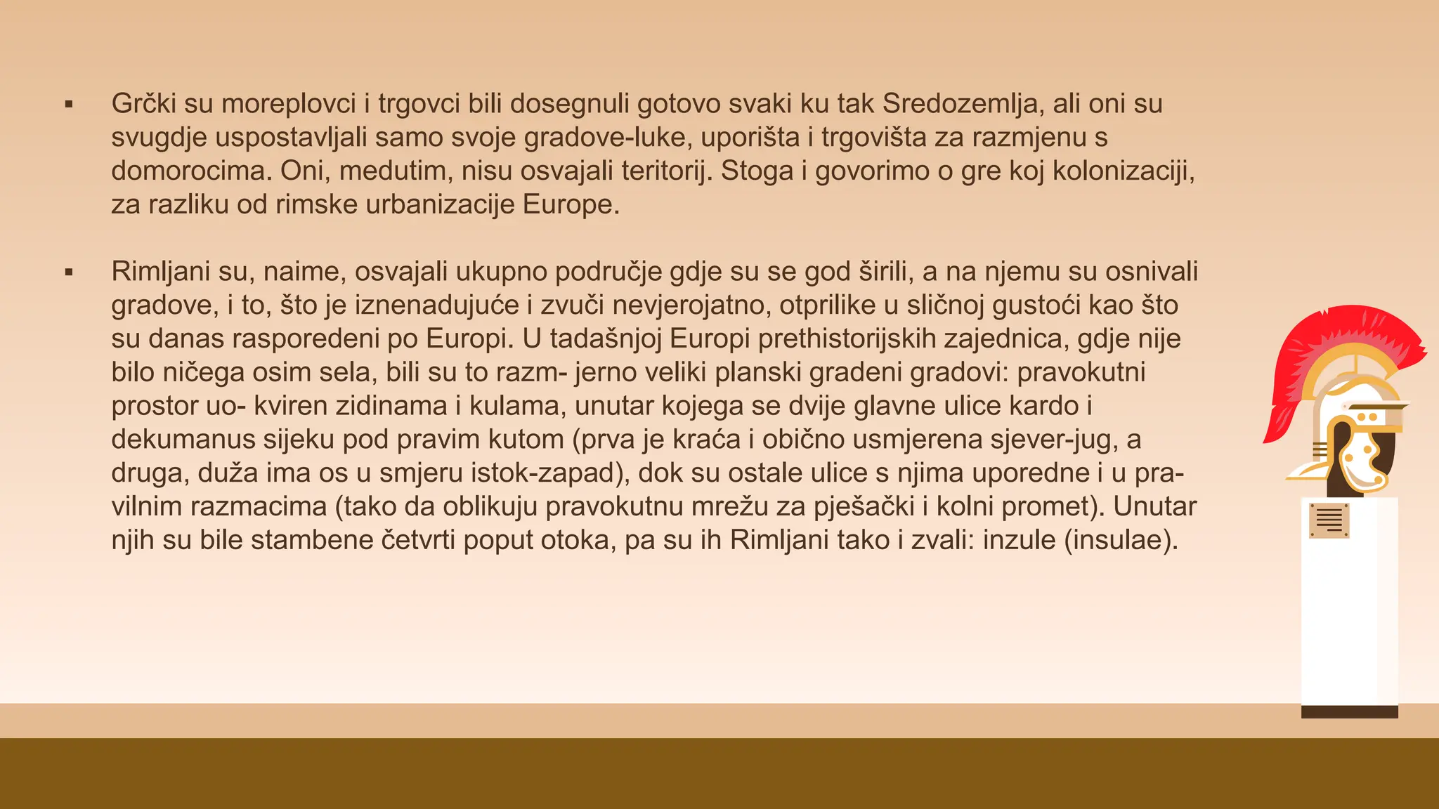 Rimska urbanizacija europe i kultura rimske civilizacije | PPTX