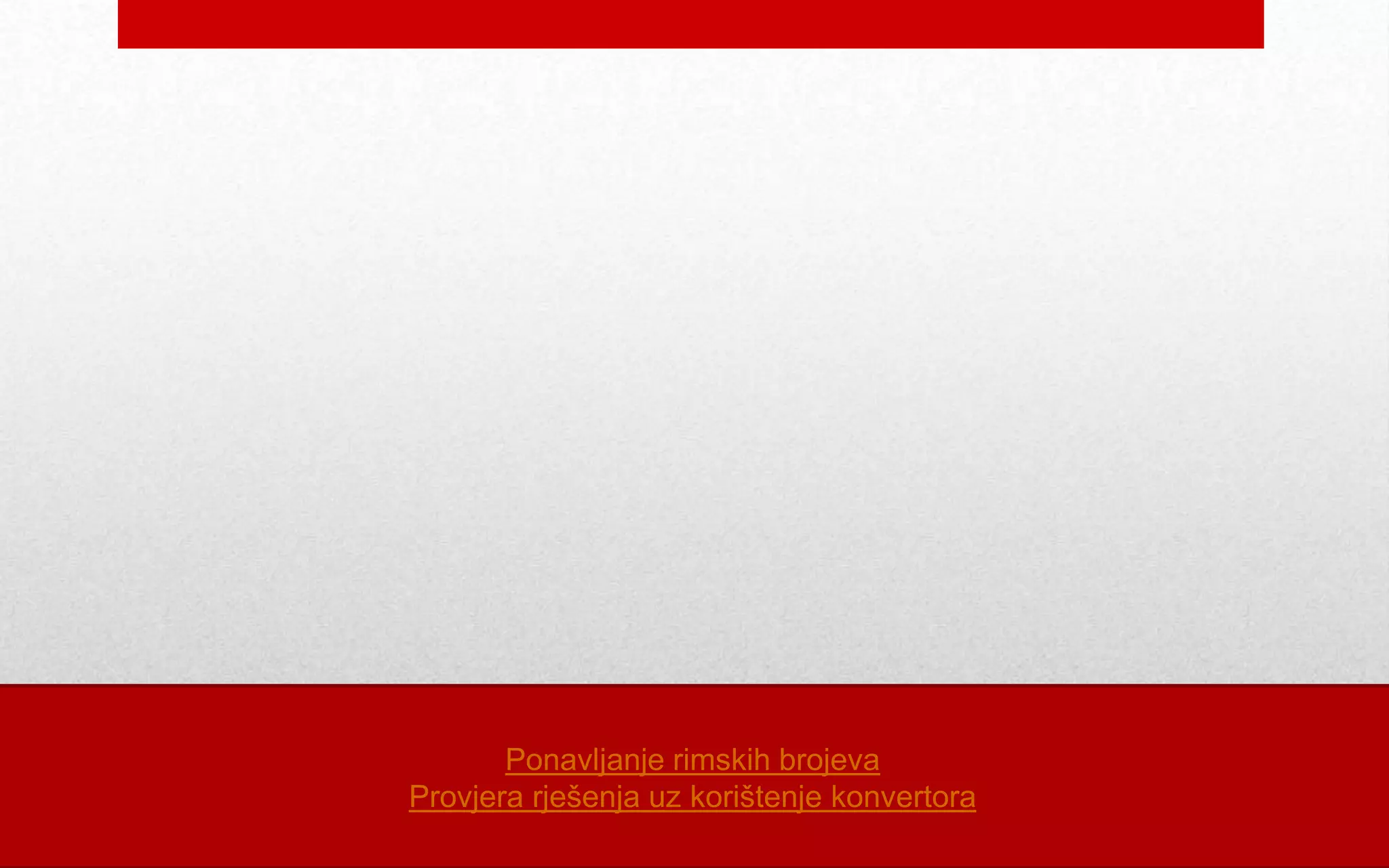 Rimski brojevi | PPTX