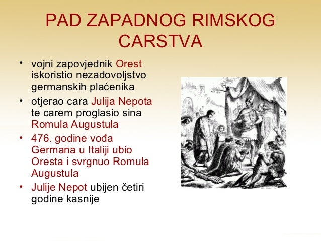 Rimsko Carstvo između starog i srednjeg vijeka