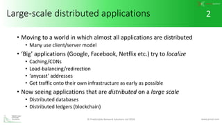 Rina advantages for large scale decentralized applications | PPT