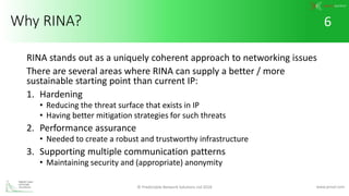 Rina advantages for large scale decentralized applications | PPT