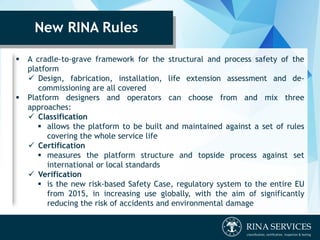 RINA approach to the offshore | PDF