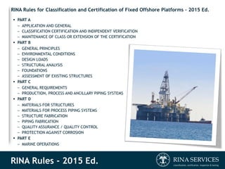 RINA approach to the offshore | PDF
