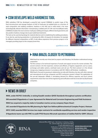 RINA@WORK 1/2015 | PDF