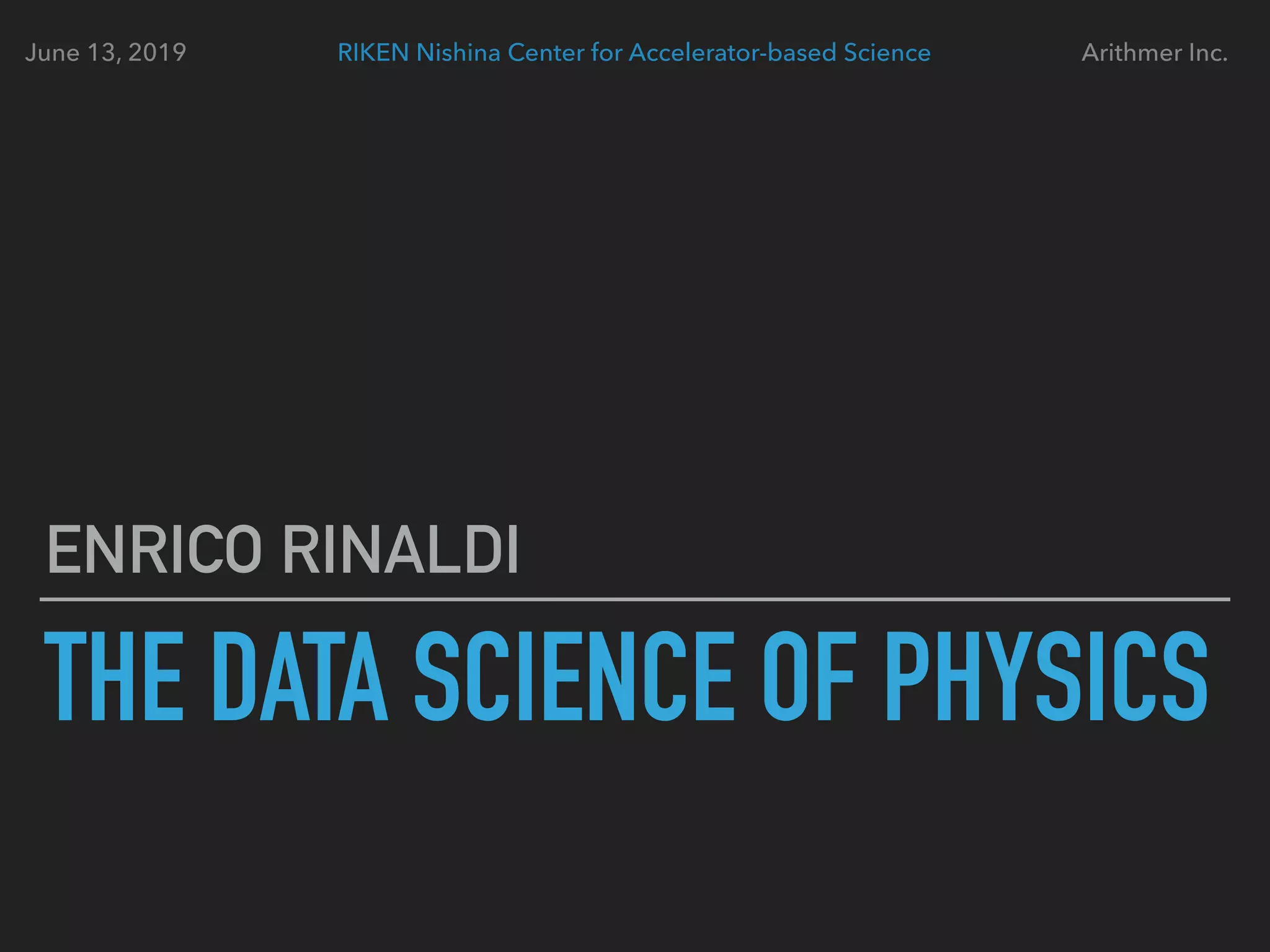 dataScienceofPhysics | PPT | Free Download