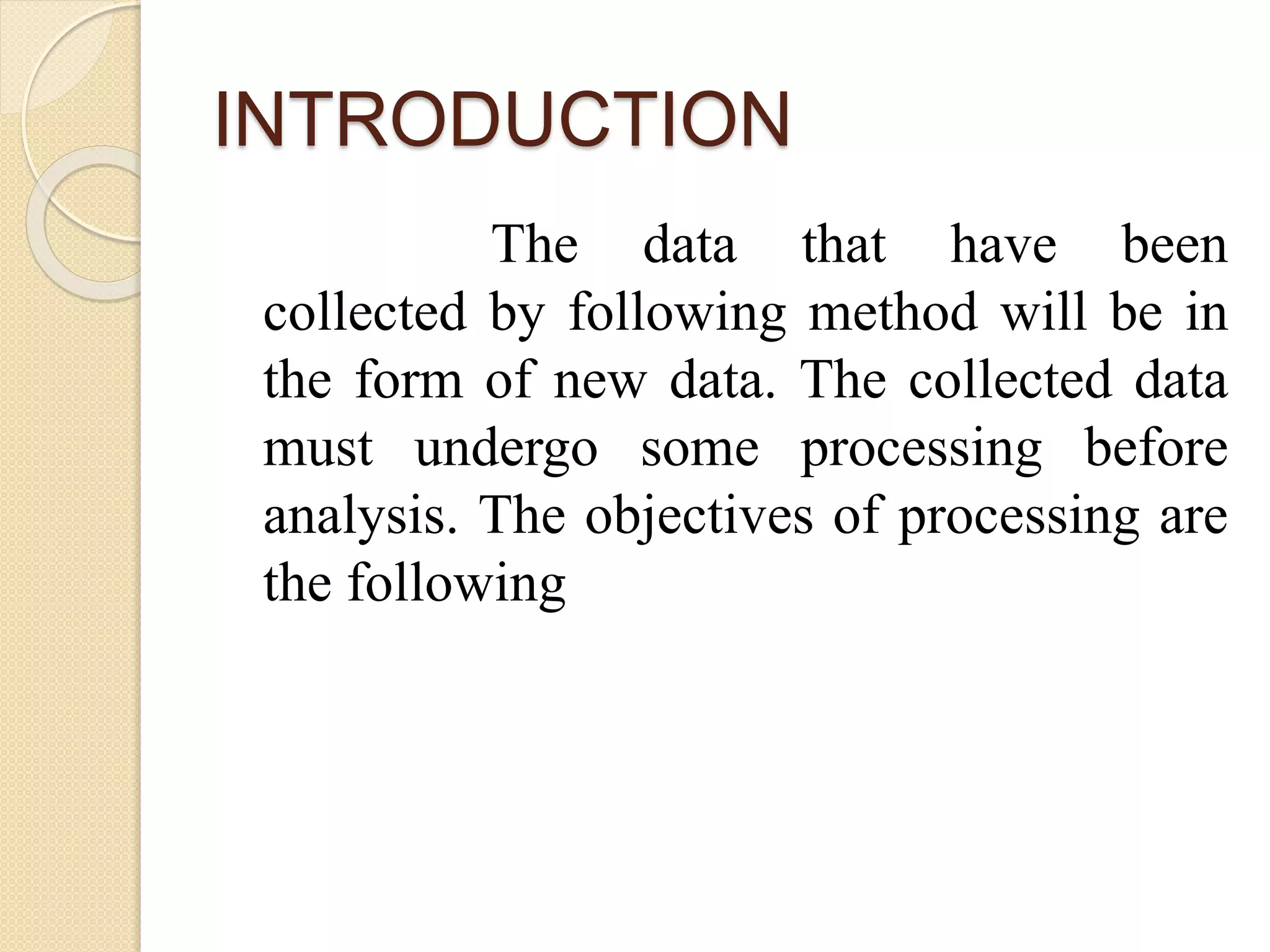 research methodology data processing EDITING | PPT