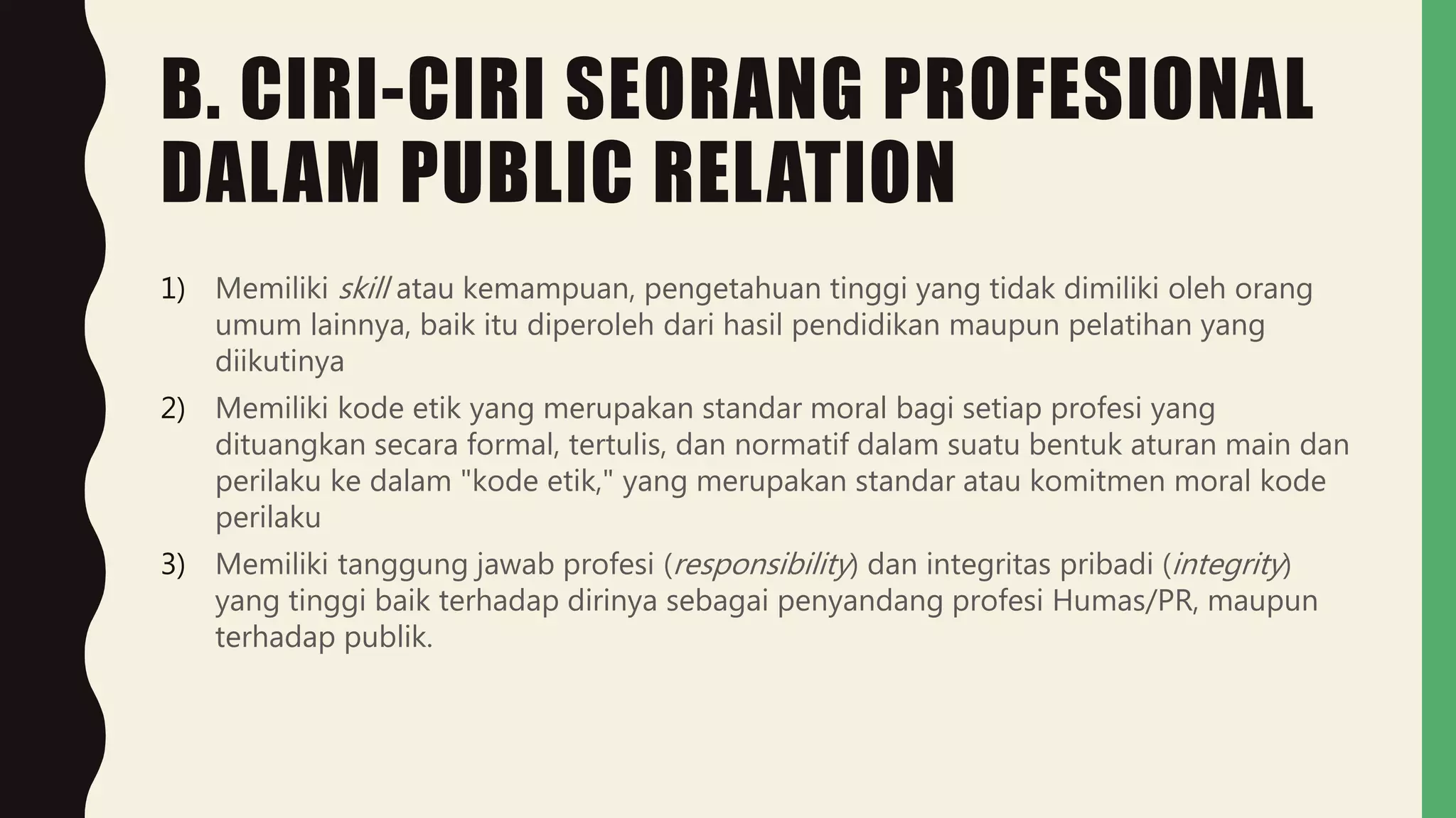 Etika Profesi Public Relation | PPTX