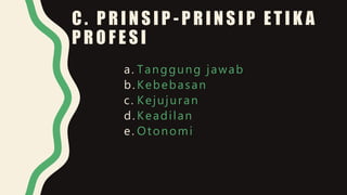 Etika Profesi Public Relation | PPTX