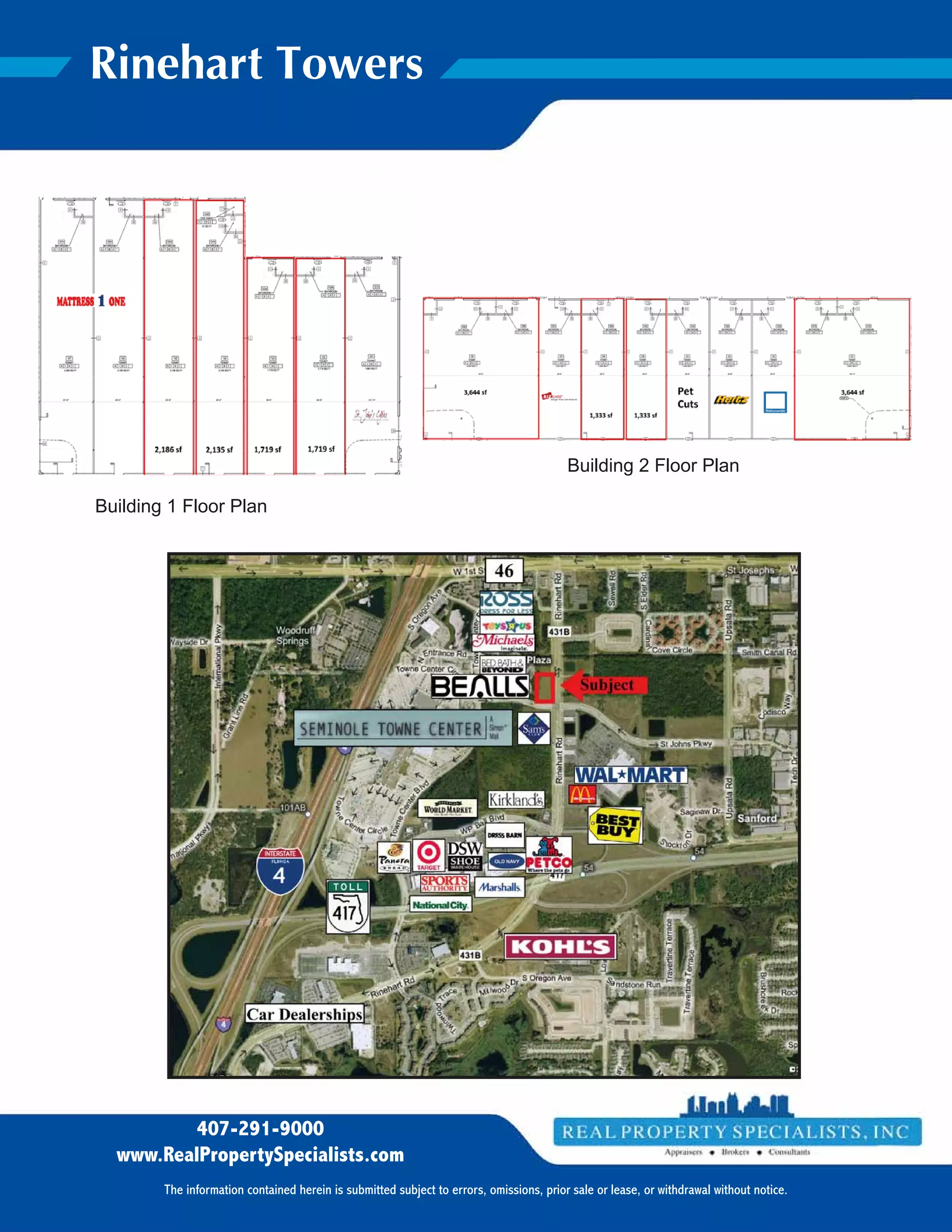 Rinehart Towers Flyer | PDF