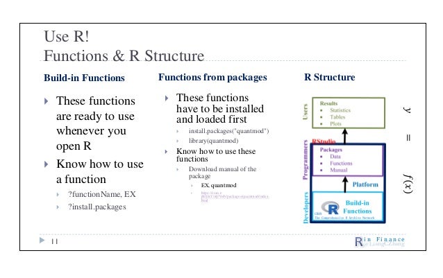 R in finance: Introduction to R and Its Applications in Finance