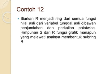 subr ing - struktur aljabar II | PPTX