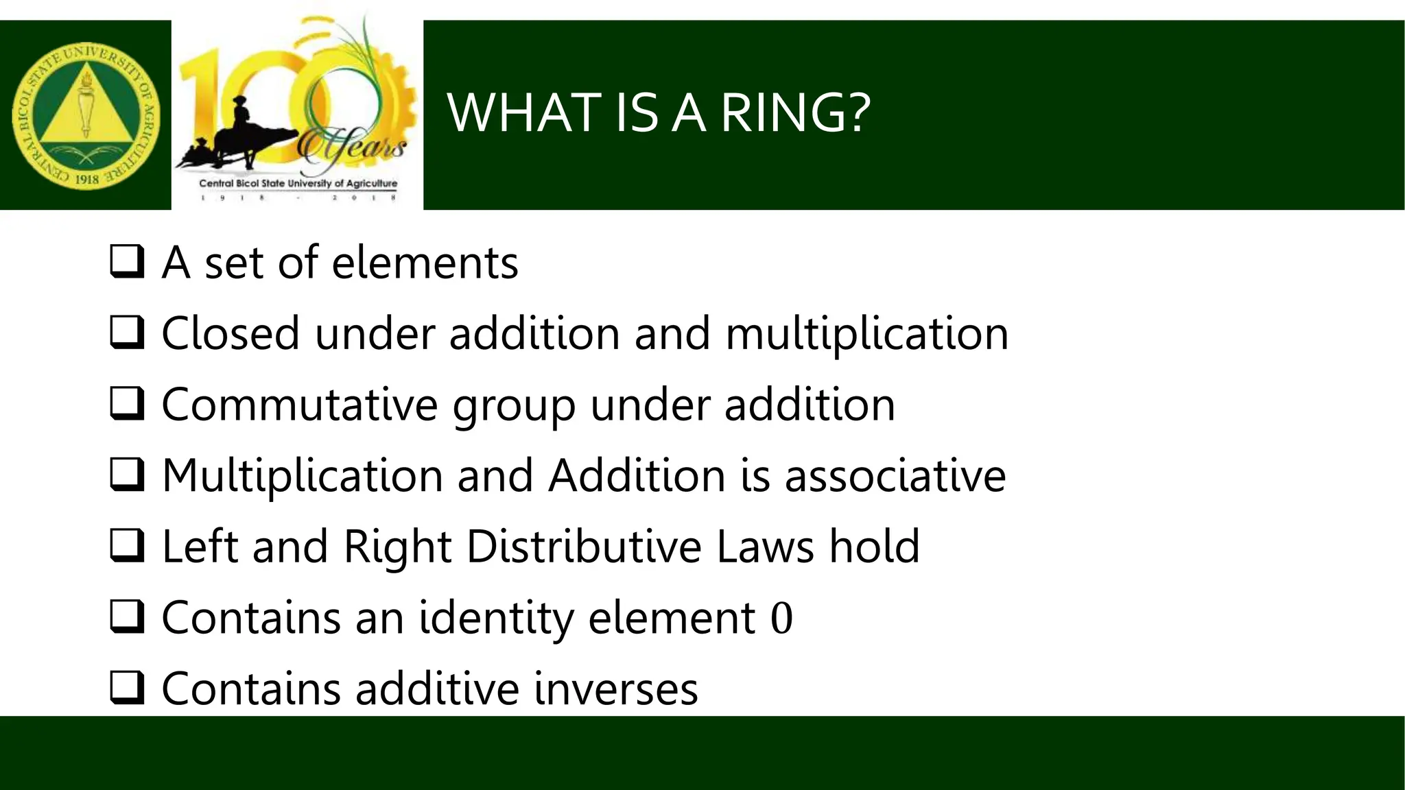 Alternative definition of a ring in math.pptx