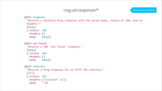 Deconstructing the Functional Web with Clojure | PDF