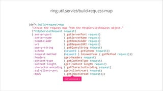 Deconstructing the Functional Web with Clojure | PDF