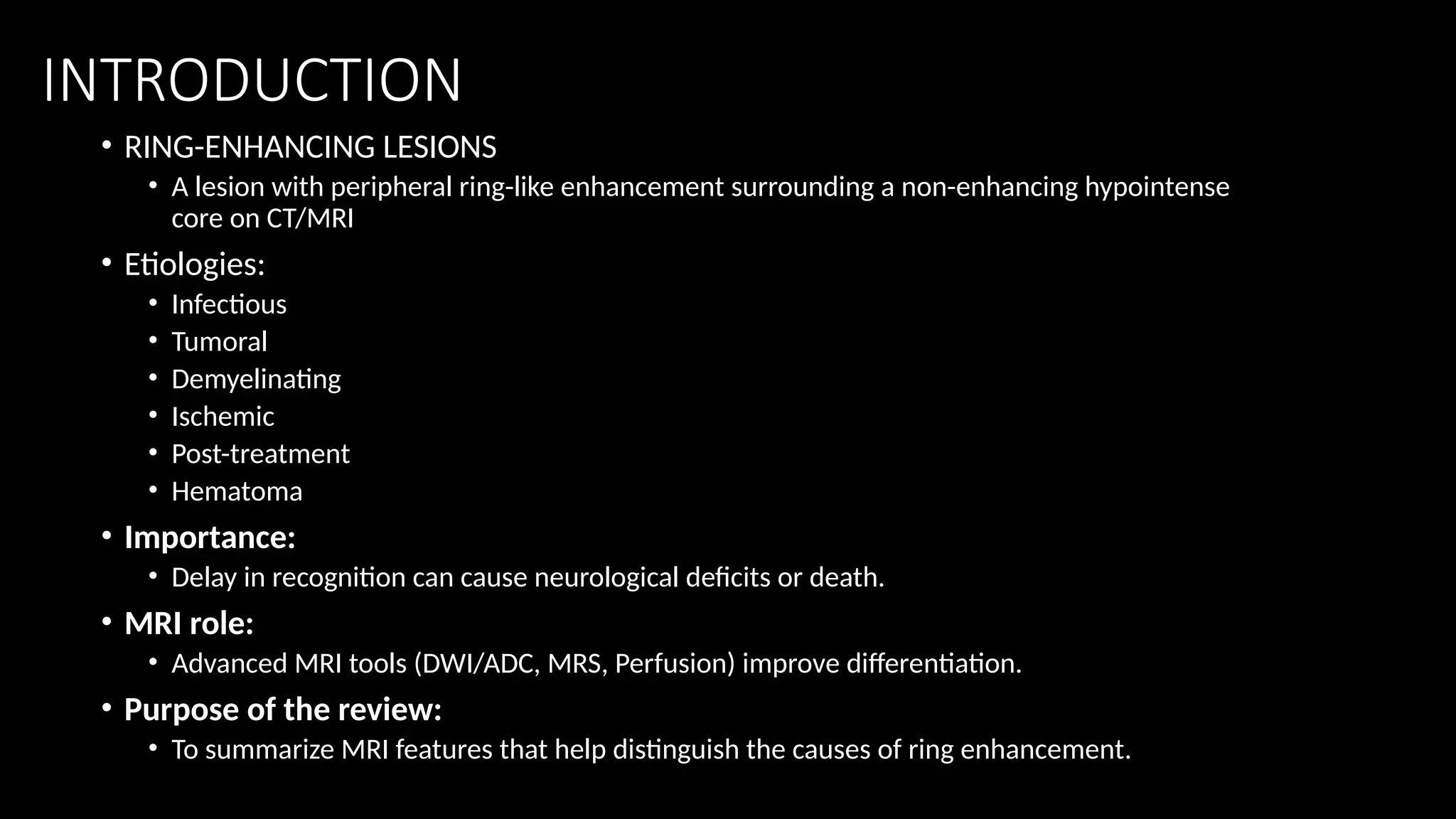 Ring-Enhancing Lesions Differentiation with MRI.pptx