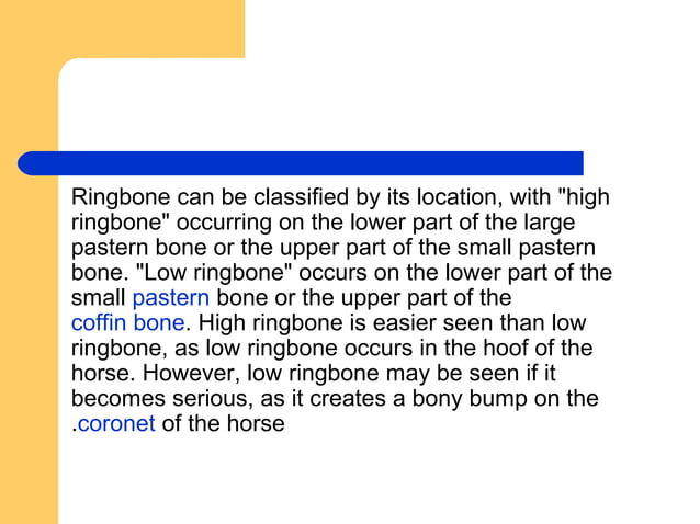 Ringbone prof.karouf | PPT