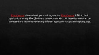 Ring central and python | PPT
