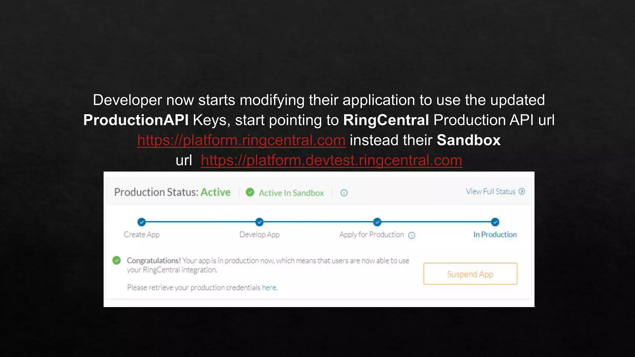 RingCentral application development overview | PPT